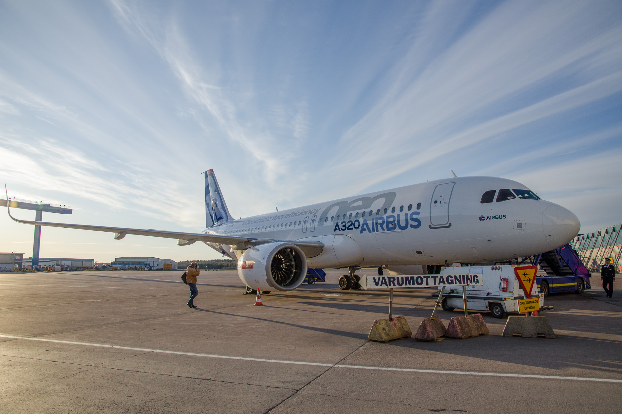 Første Airbus A320neo på besøg hos SAS - CHECK-IN.DK Første Airbus A320neo på besøg hos SAS - CHECK-IN.DK